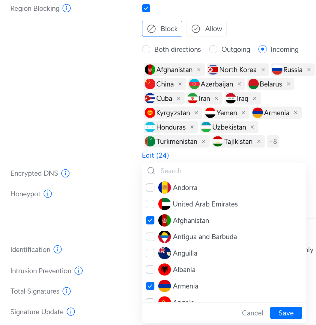 A look at CyberSecurity by Proofpoint and Cloudflare for UniFi network gear