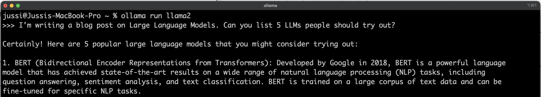 Getting started with Ollama with Microsoft's Phi-2 Getting started with Ollama with Microsoft's Phi-2
